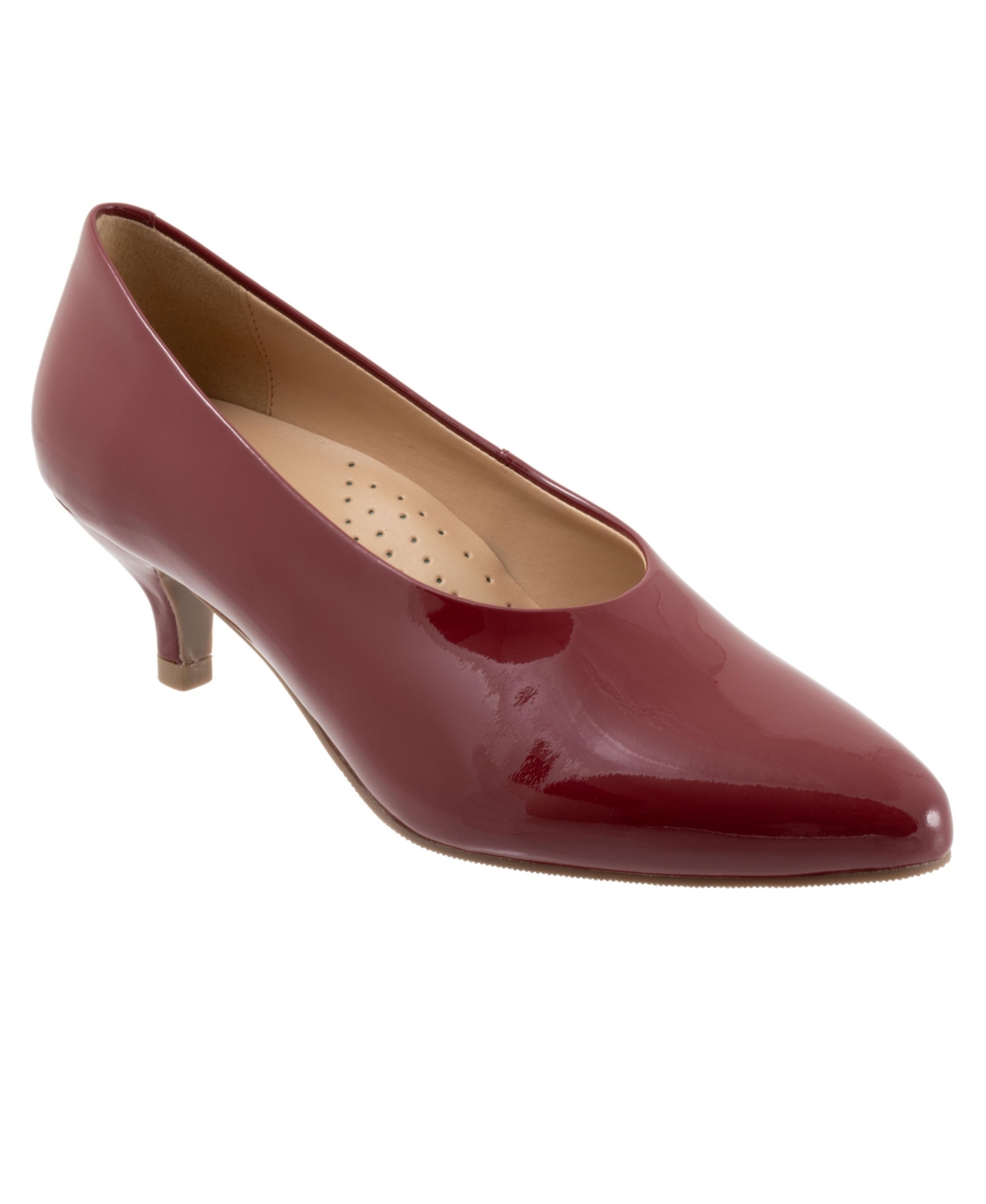 Click here for Womens Trotters Kimber Pumps - Sangria patent prices