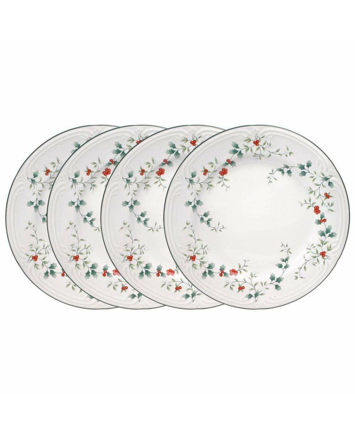 Click here for Winterberry Holiday Dinner Plates  Set of 4 prices