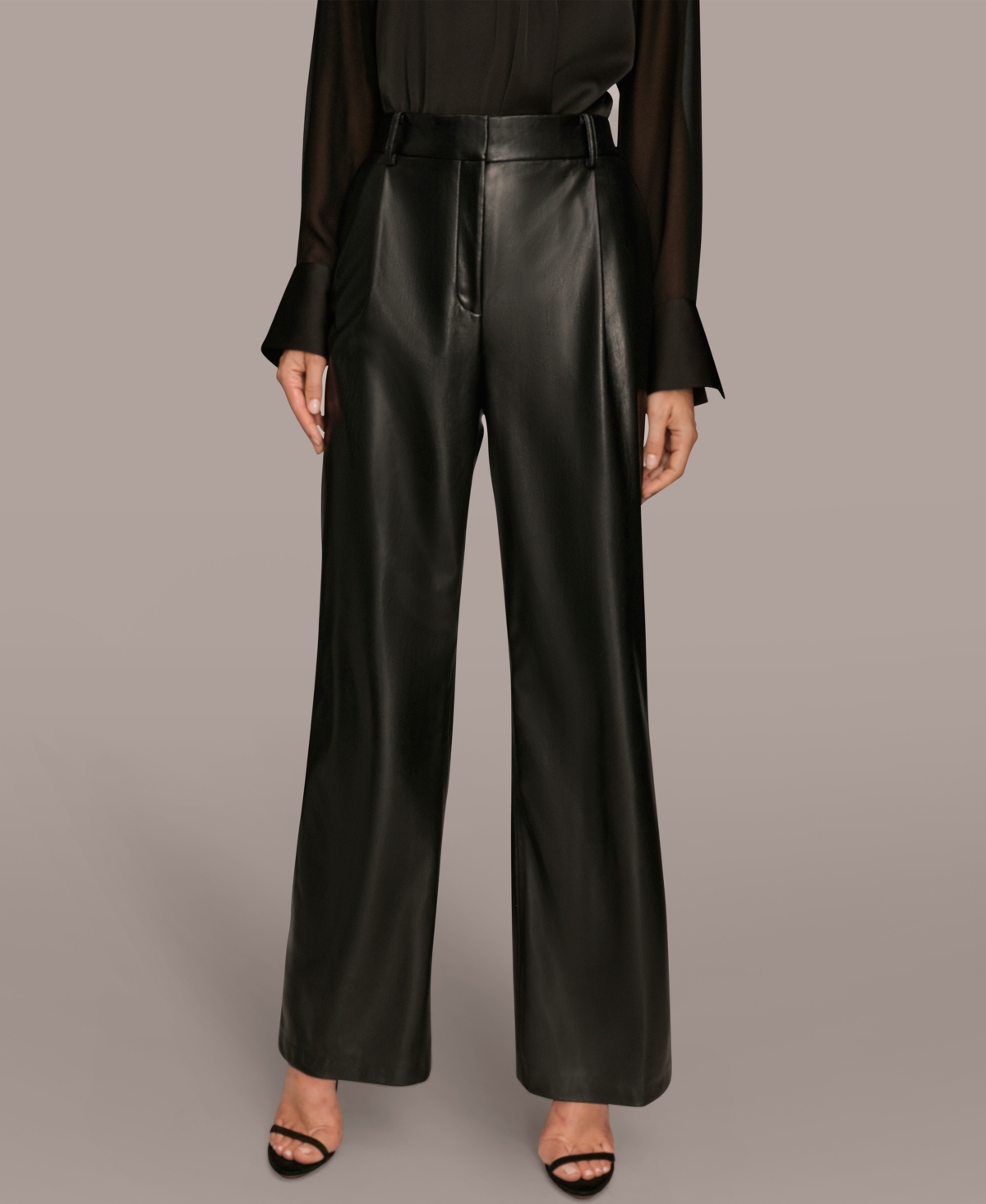 Click here for Donna Karan New York Womens Pleated Straight Pants... prices