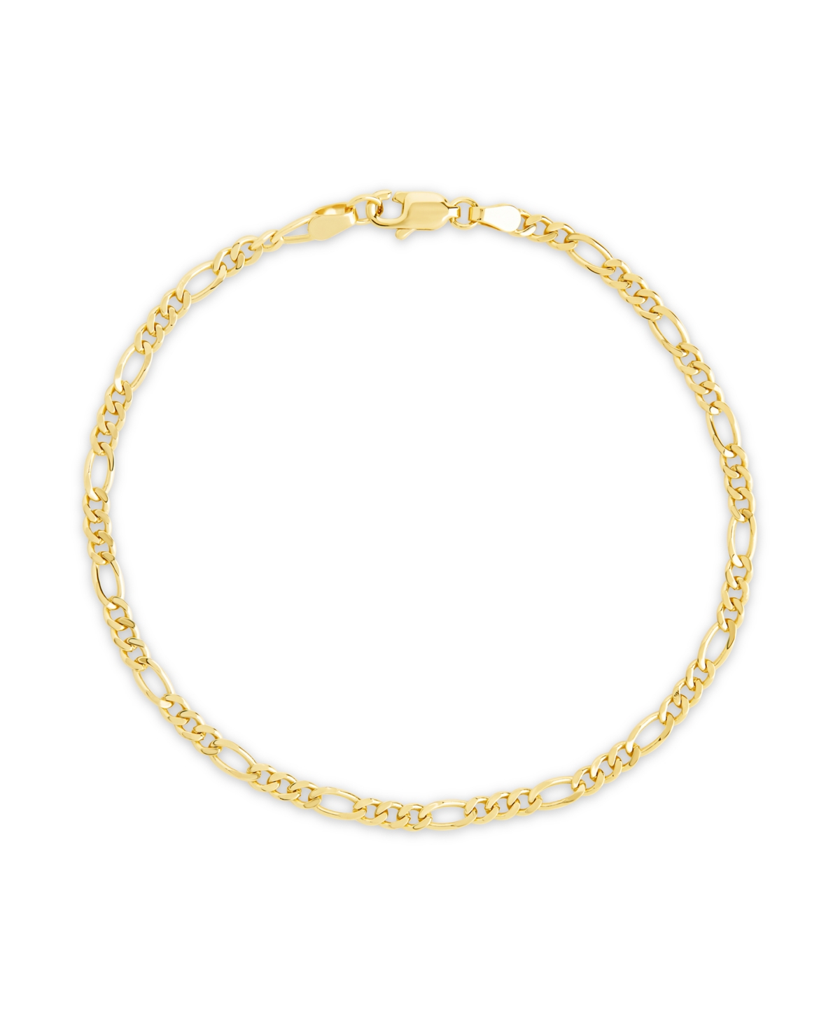 Click here for Sterling Forever Sterling Silver Figaro Chain Brac... prices