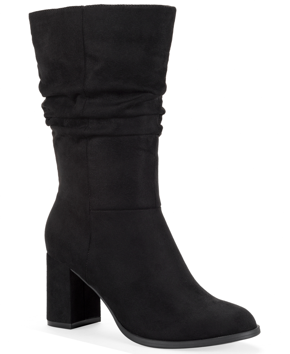 Click here for Style & Co Womens Reneee Scrunch Mid Shaft Boots... prices