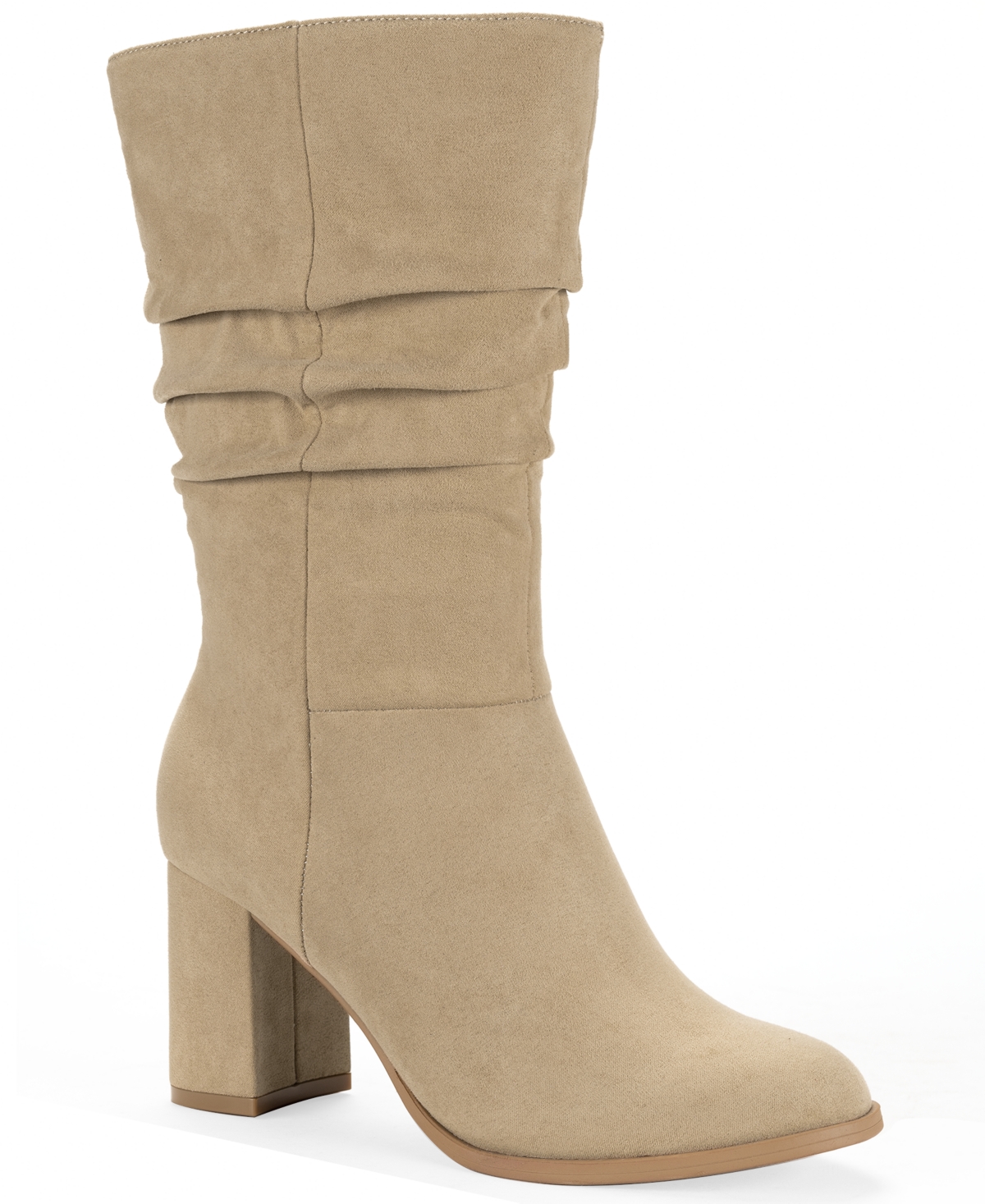 Click here for Style & Co Womens Reneee Scrunch Mid Shaft Boots... prices