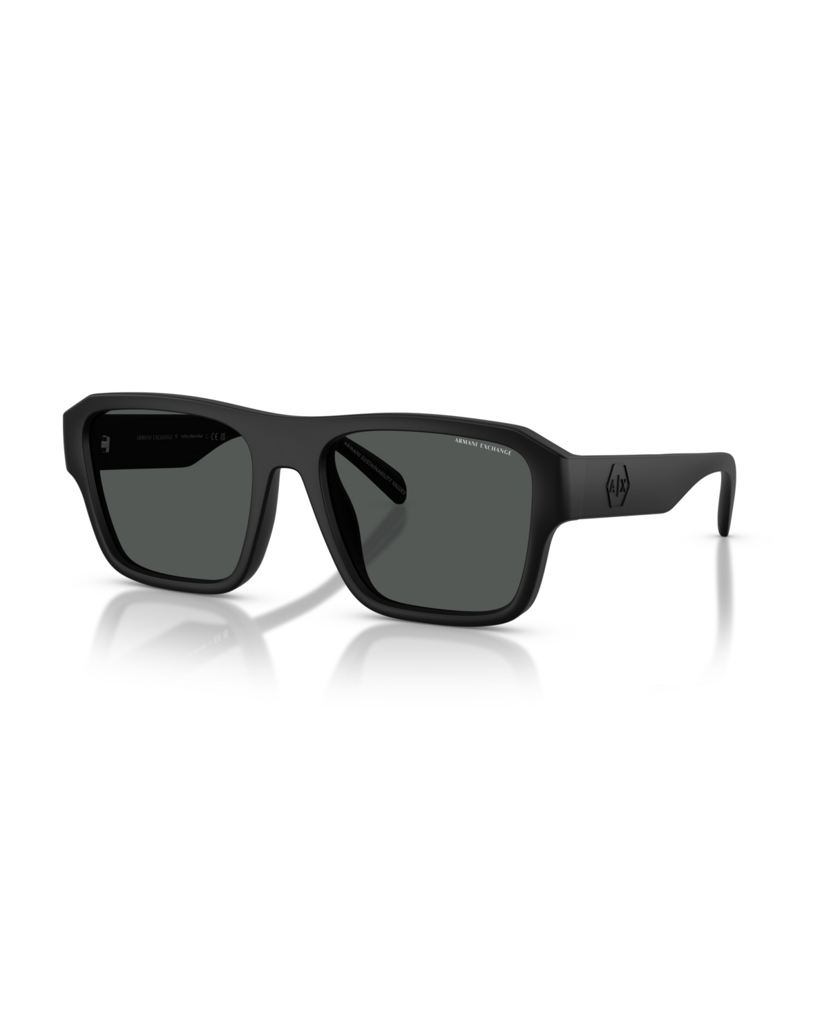 Click here for Armani Exchange Mens Sunglasses AX4154SU - Matte B... prices