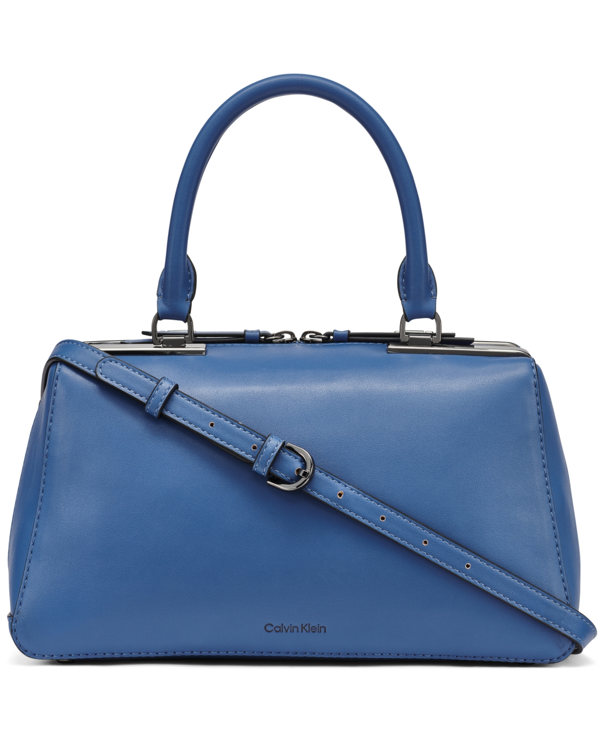 Click here for Calvin Klein Lori Top Zipper Convertible Satchel -... prices