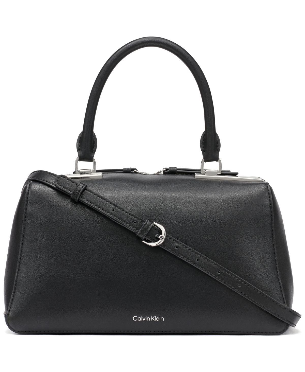 Click here for Calvin Klein Lori Top Zipper Convertible Satchel -... prices