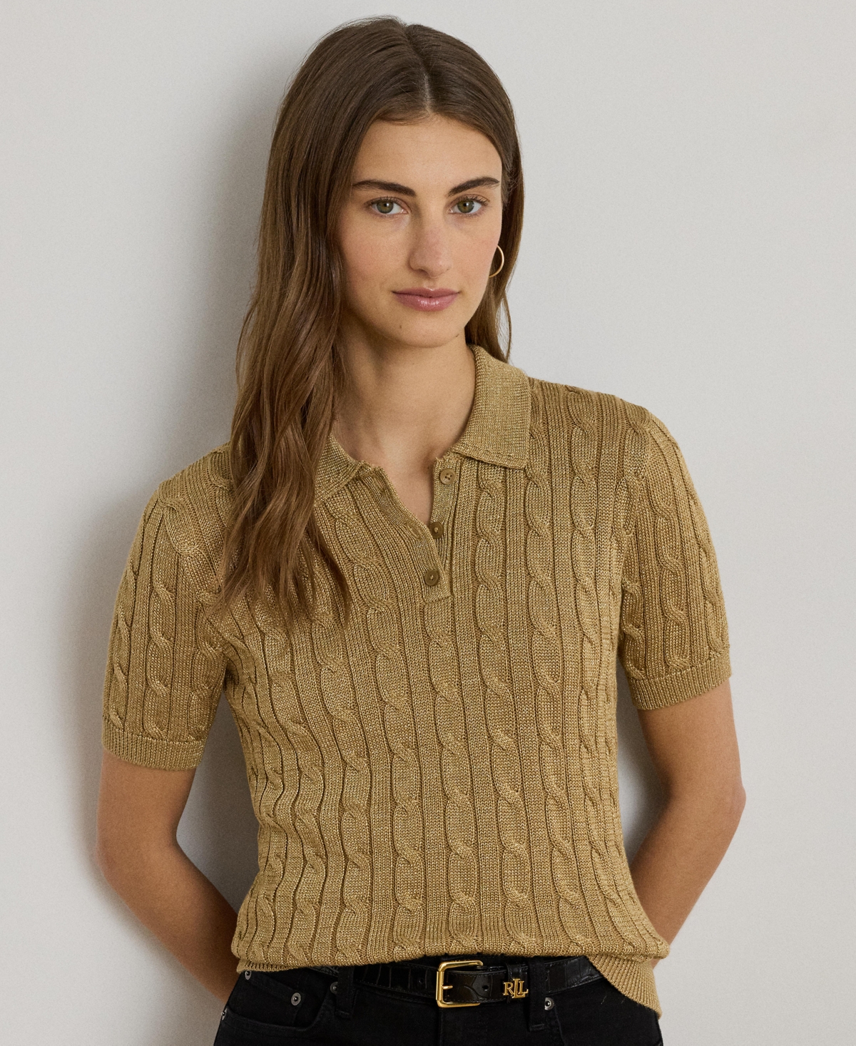 Click here for Lauren Ralph Lauren Womens Polo Sweater - Relic Go... prices