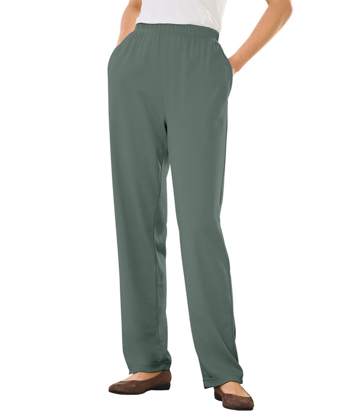 Click here for Woman Within Womens Within Tall 7-Day Knit Straigh... prices