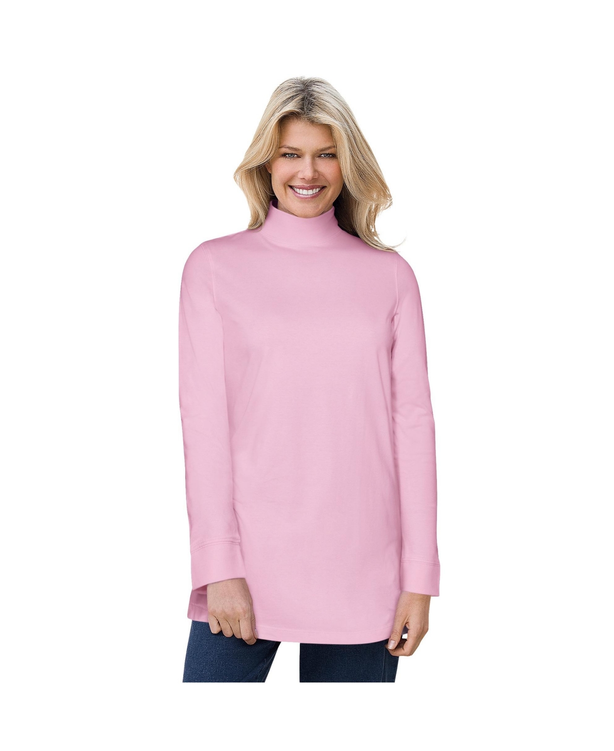 Click here for Woman Within Womens Within Perfect Mockneck Tunic... prices