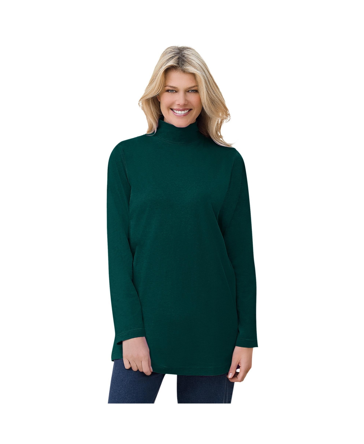 Click here for Woman Within Womens Within Perfect Mockneck Tunic... prices