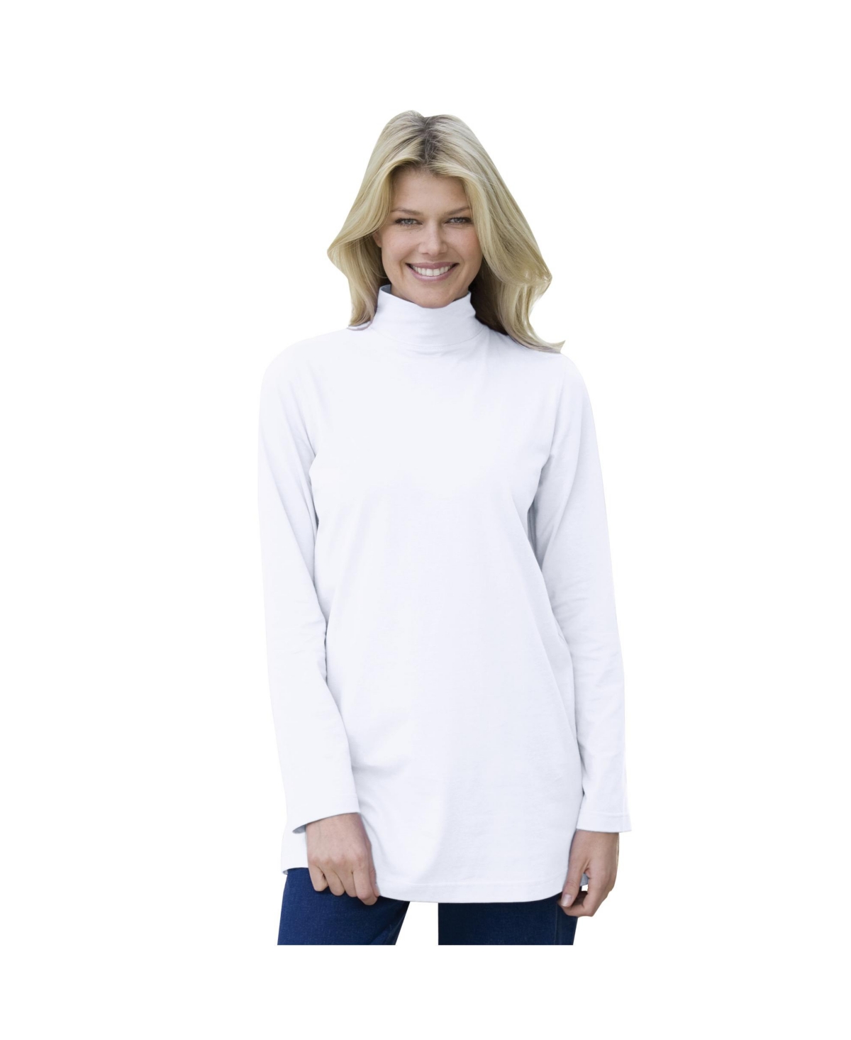 Click here for Woman Within Womens Within Perfect Mockneck Tunic... prices