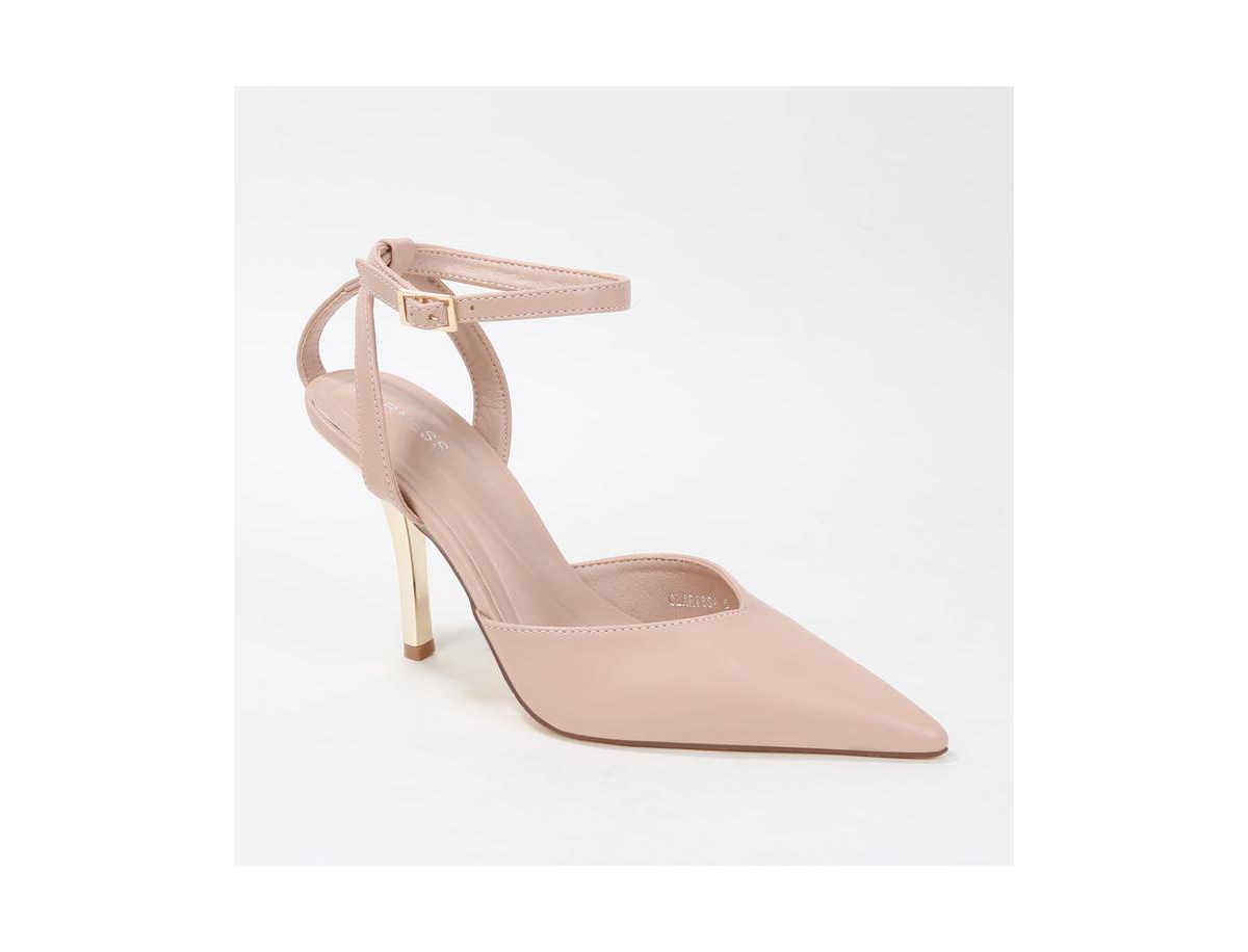 Click here for Berness Clarissa Pumps with Metallic Heel - Beige prices