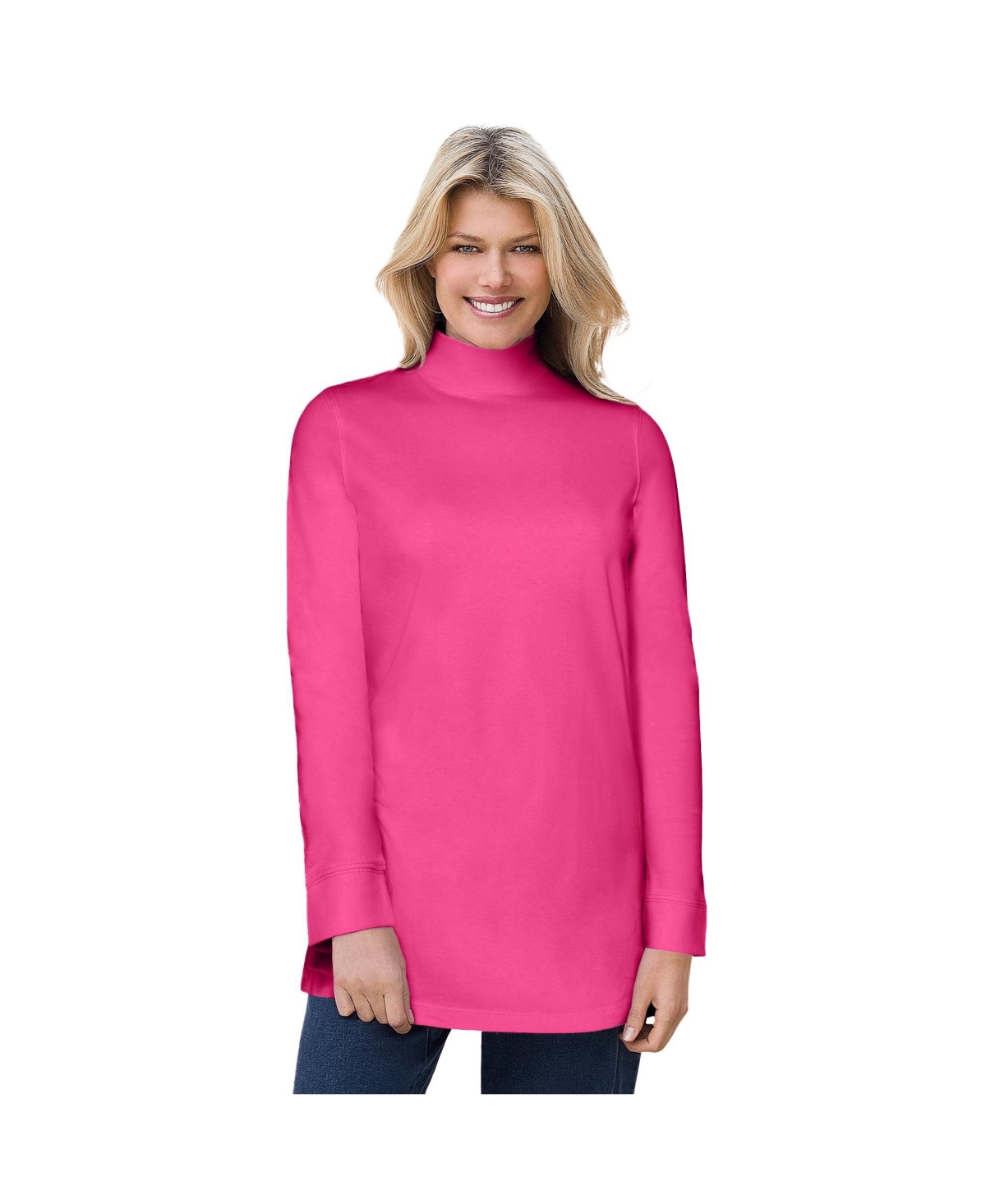 Click here for Woman Within Womens Within Perfect Mockneck Tunic... prices