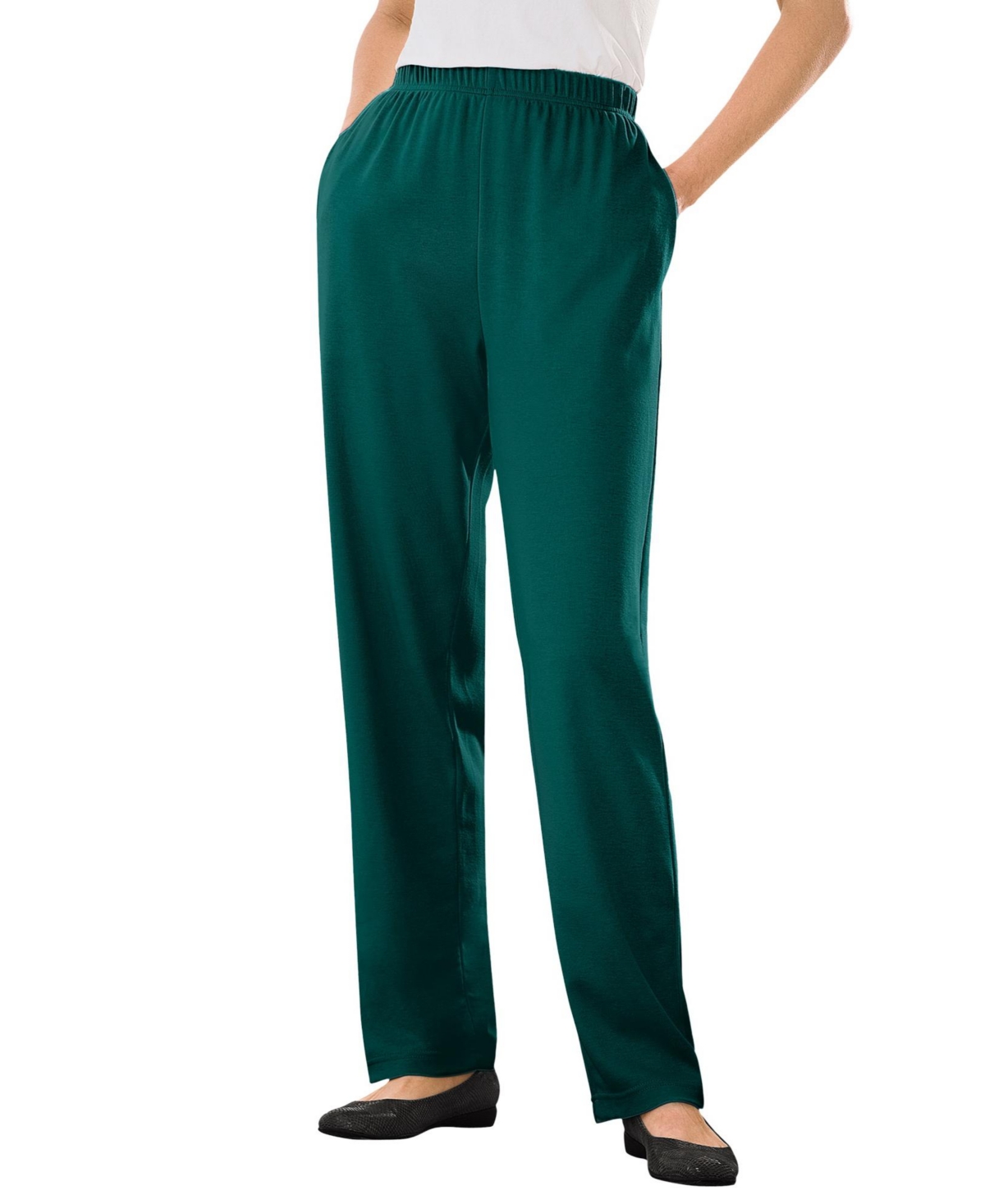 Click here for Woman Within Womens Within Tall 7-Day Knit Straigh... prices