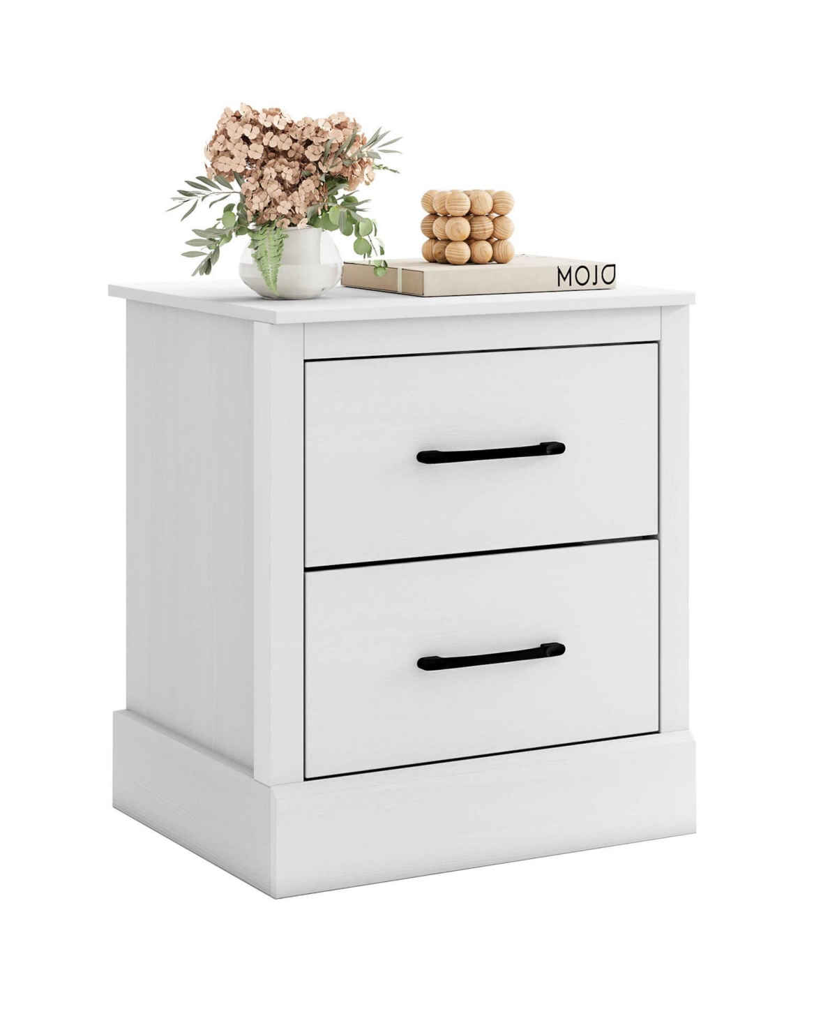 Click here for 18.5 Farmhouse Nightstand with 2 Drawers Compact S... prices