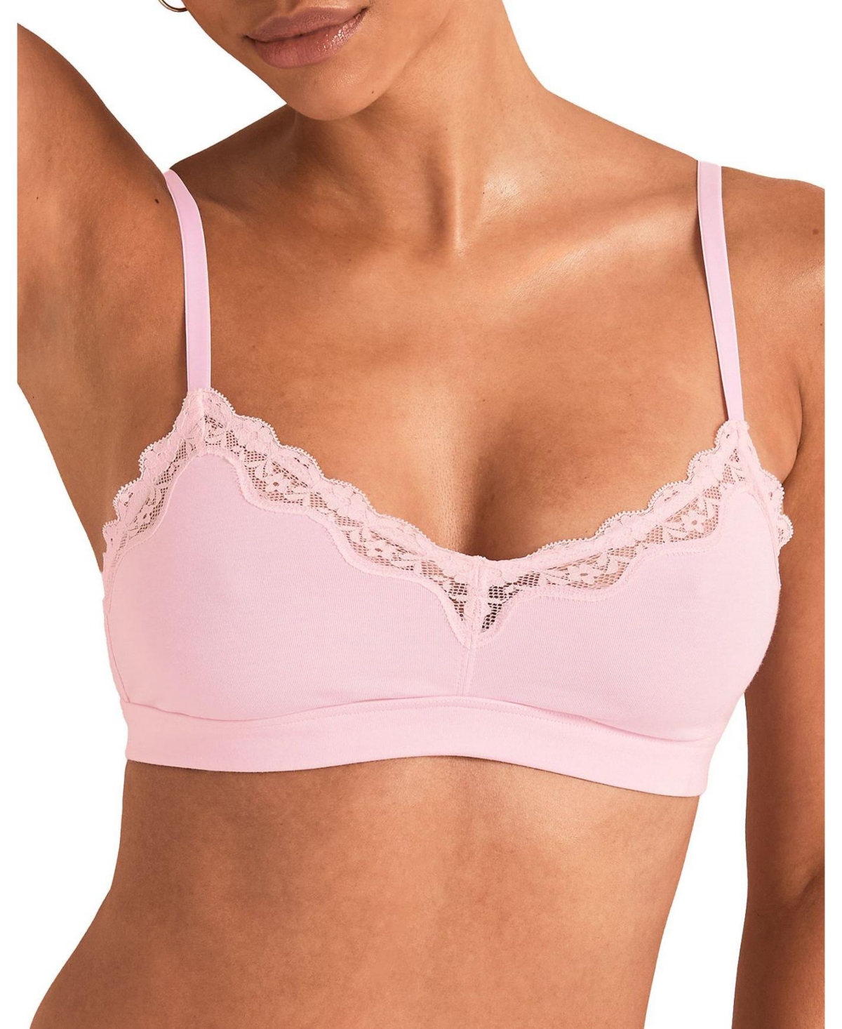 Click here for Adore Me Womens Jersey Unlined Bralette Bra - Ligh... prices
