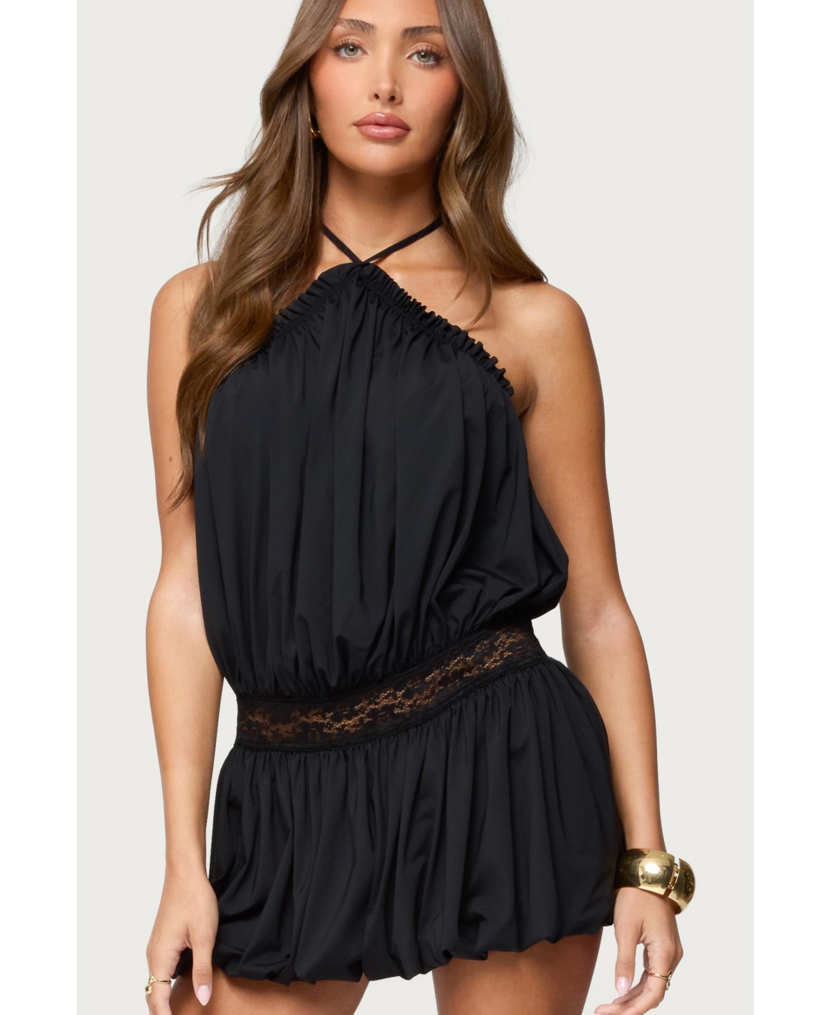 Click here for Edikted Womens Aida Backless Bubble Mini Dress - B... prices