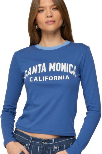Edikted Women's Santa Monica Long Sleeve T Shirt - Macy's