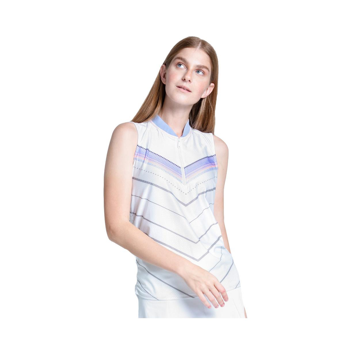 Click here for Lucky in Love Lavender Love Chevron Zip Womens Gol... prices