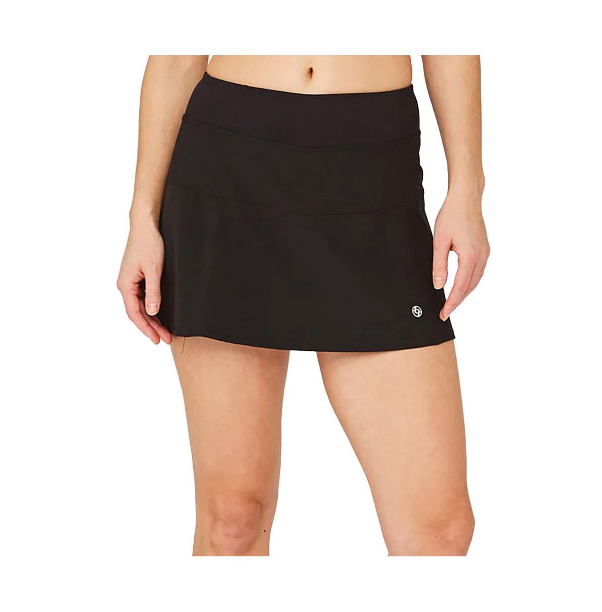 Click here for Lija Deuce 13.5 Inch Womens Tennis Skirt - Black prices