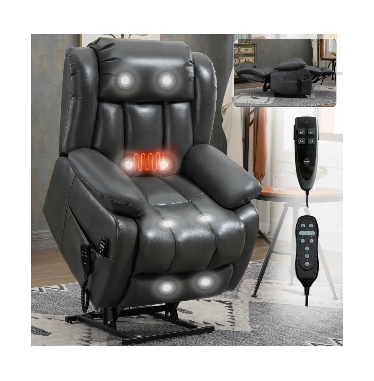 Click here for Faux Leather Power Lift Recliner for Seniors with... prices