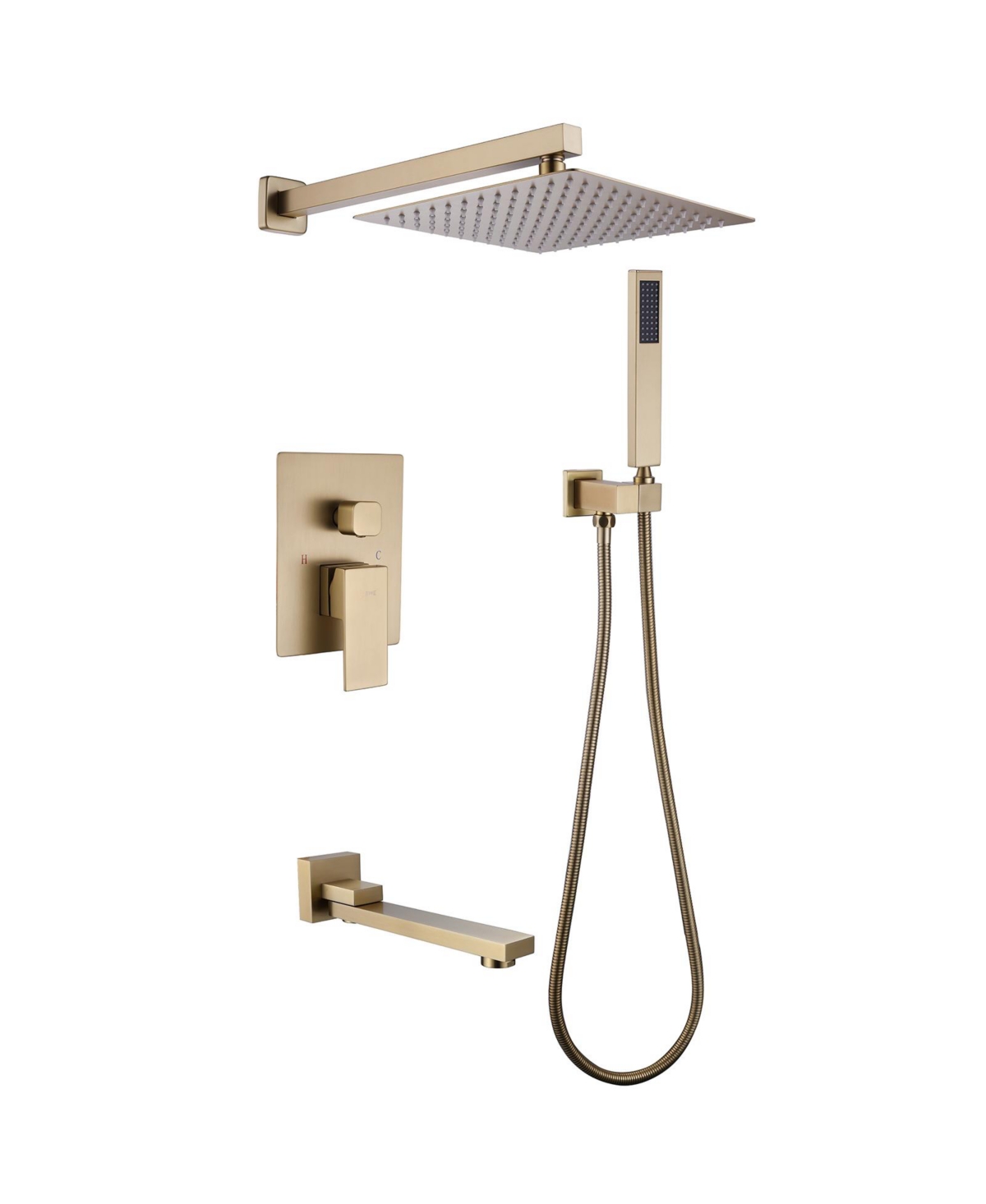 Click here for Greenspring Single-Handle 3-Spray Square High Pres... prices