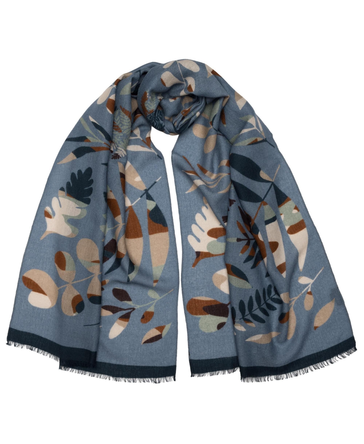 Click here for Georgia - Wool Scarf - Sky blue prices