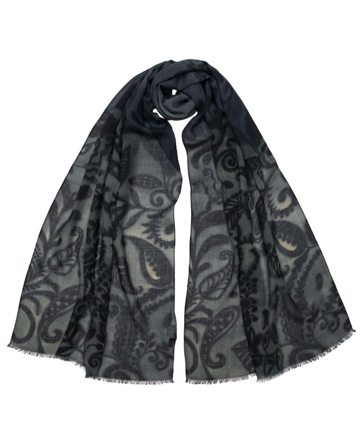 Click here for Elizabetta Garda - Wool Scarf - Steel blue prices