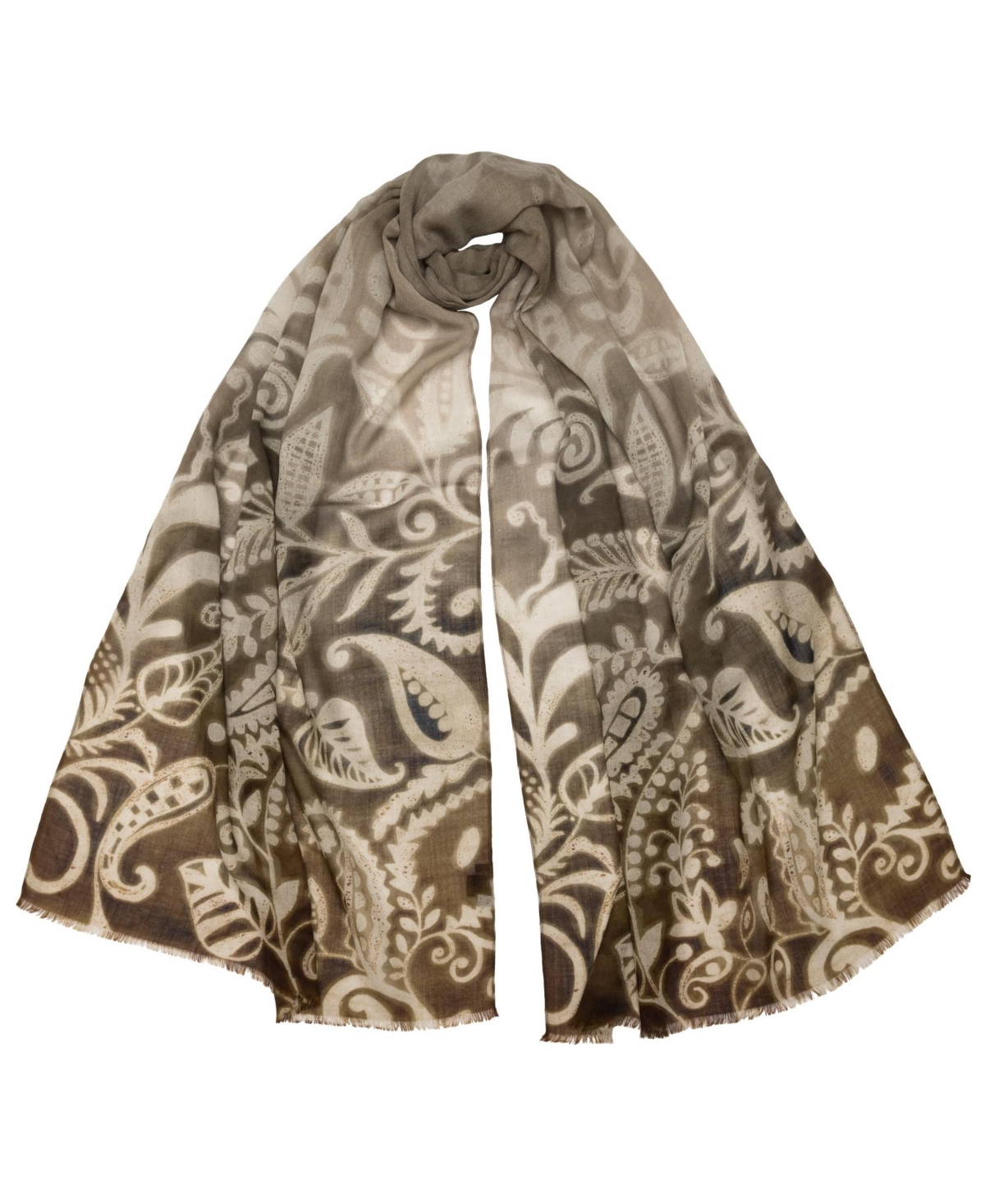 Click here for Elizabetta Garda - Wool Scarf - Brown and tan prices