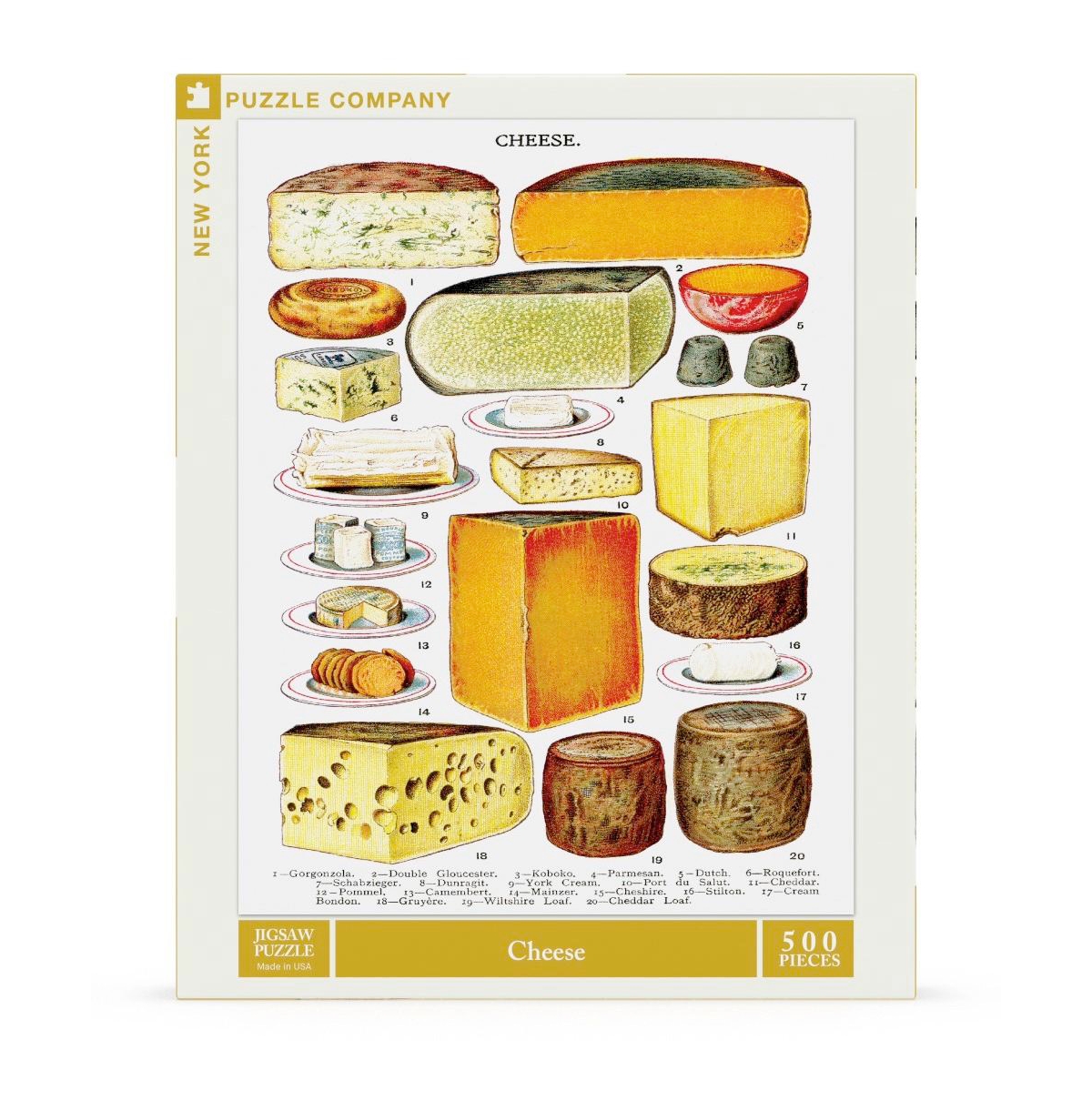 Click here for New York Puzzle Company Cheese 500 Piece Puzzle prices