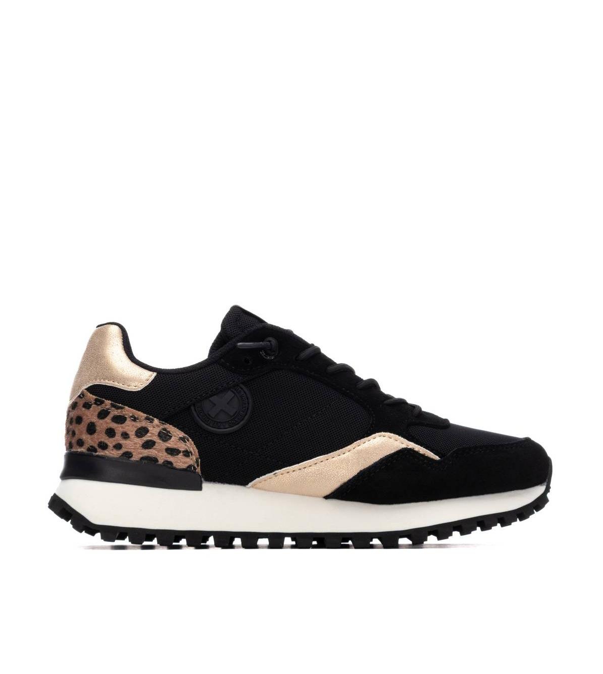 Click here for Xti Womens Lace-Up Sneakers By Xti - Black prices