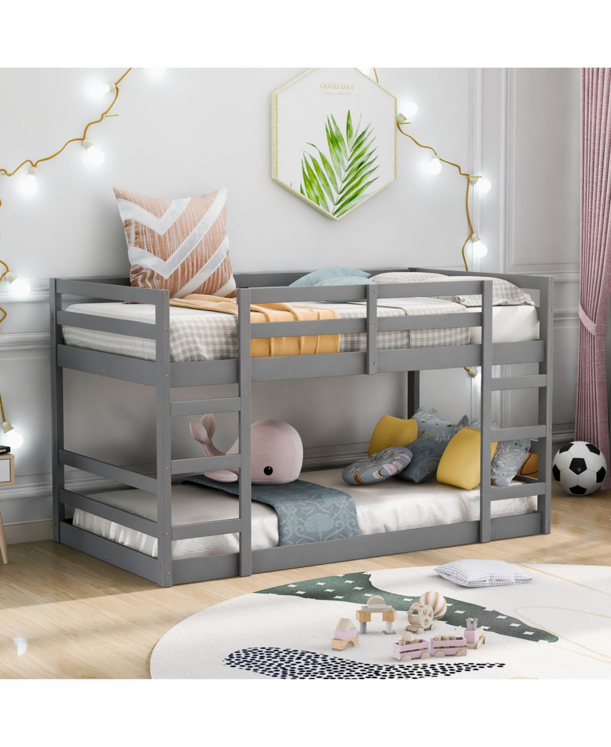 Click here for Streamdale Furniture Twin Over Twin Bunk Bed with... prices