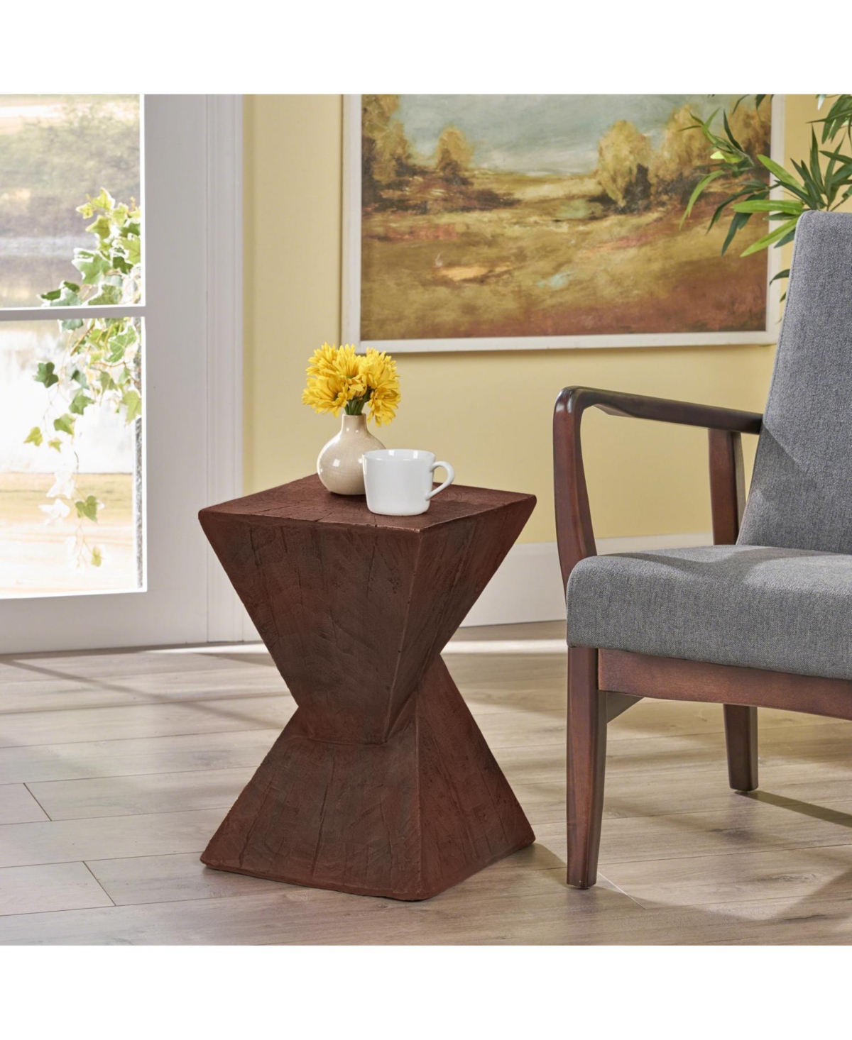 Click here for Streamdale Furniture Hourglass Side Table - Indoor... prices