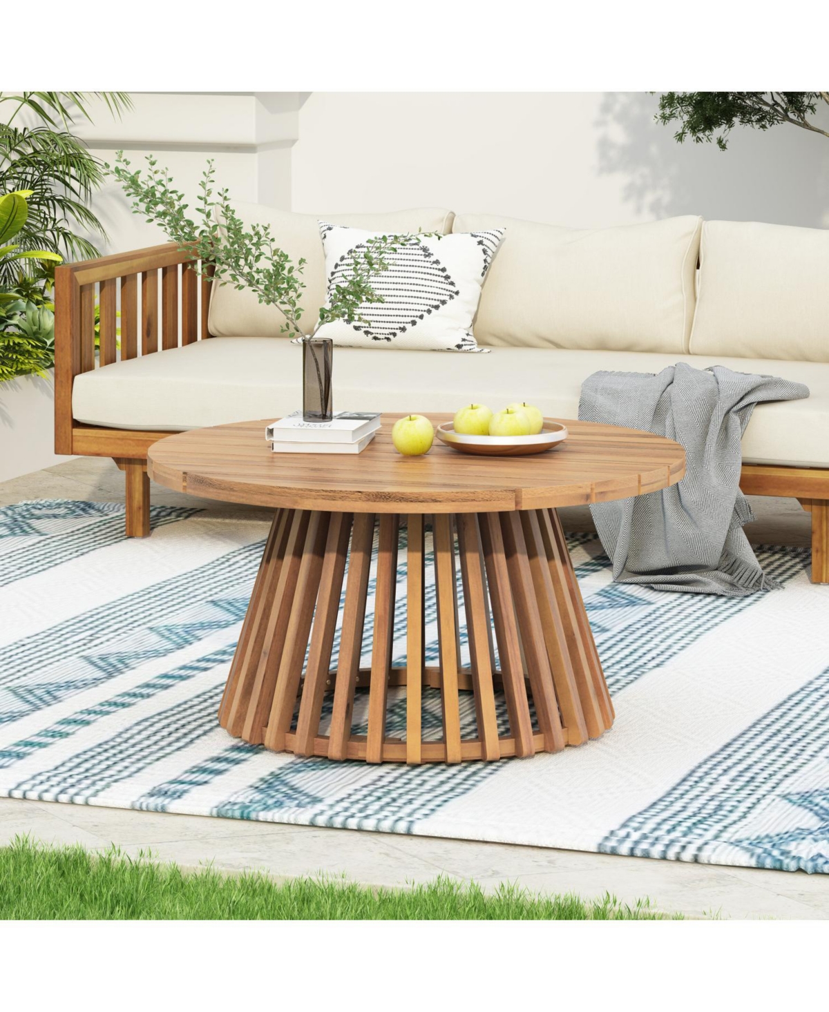 Click here for Streamdale Furniture Acacia Wood Patio Coffee Tabl... prices