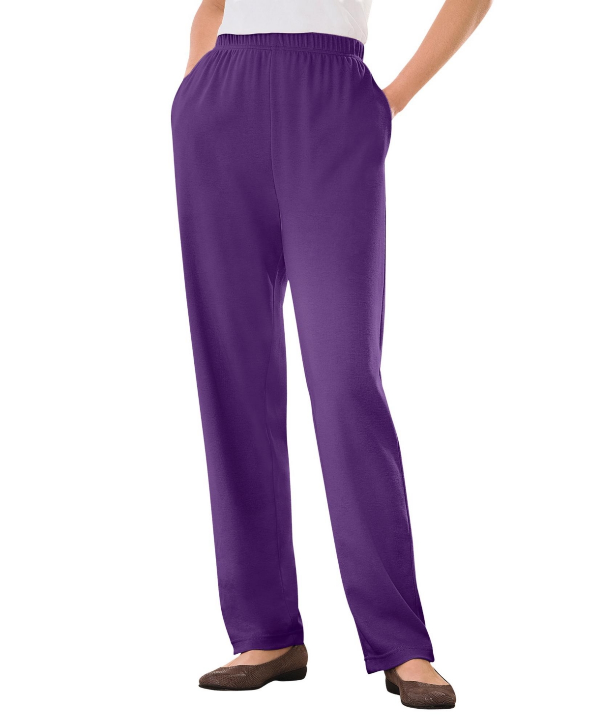 Click here for Woman Within Womens Within Tall 7-Day Knit Straigh... prices