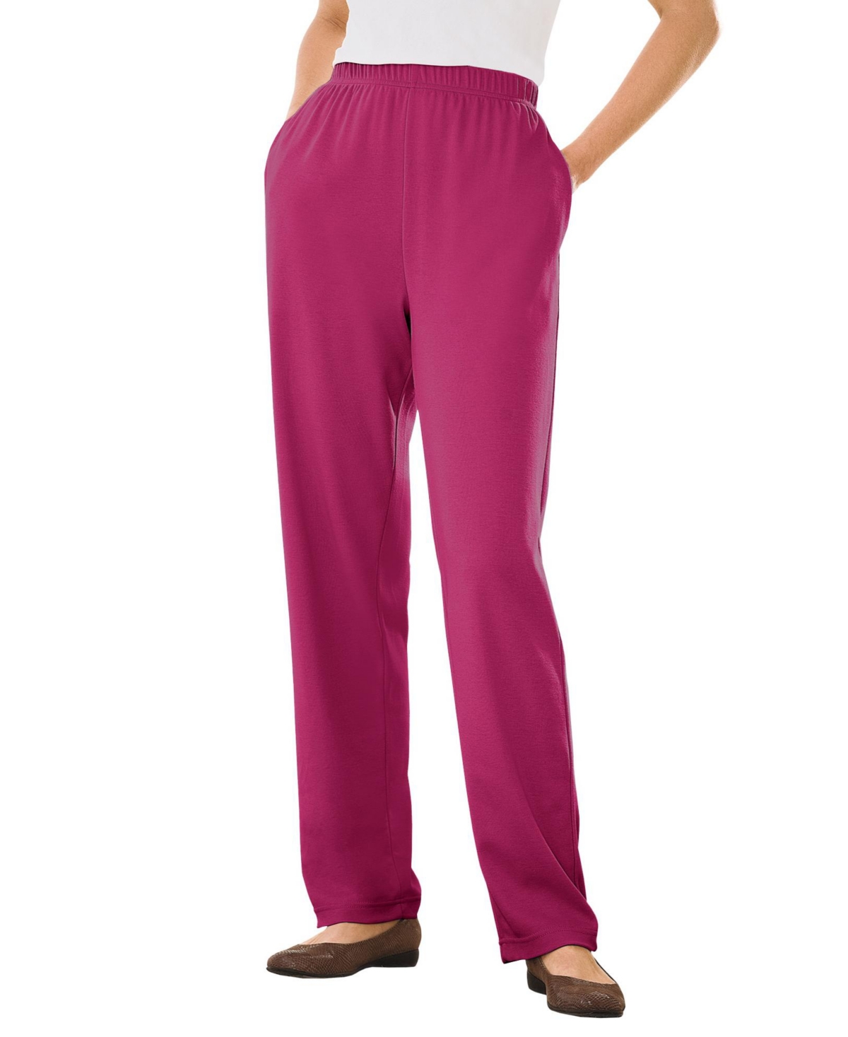 Click here for Woman Within Plus Size Within 7-Day Knit Straight... prices