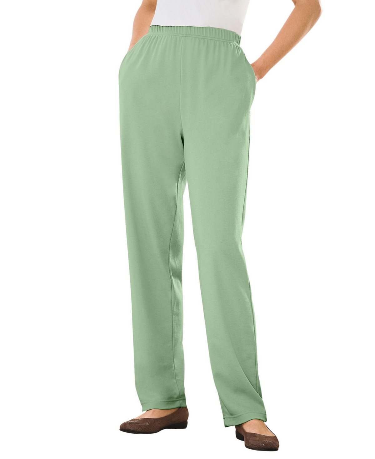Click here for Woman Within Plus Size Within 7-Day Knit Straight... prices