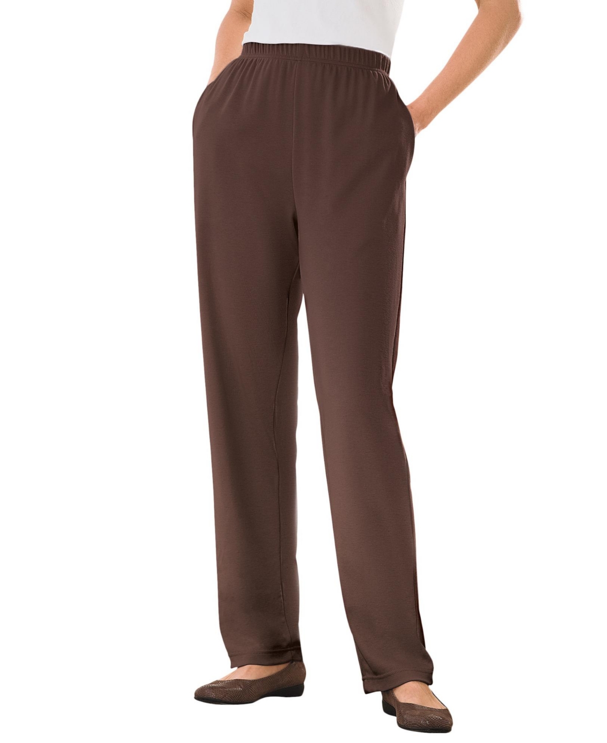 Click here for Woman Within Plus Size Within 7-Day Knit Straight... prices