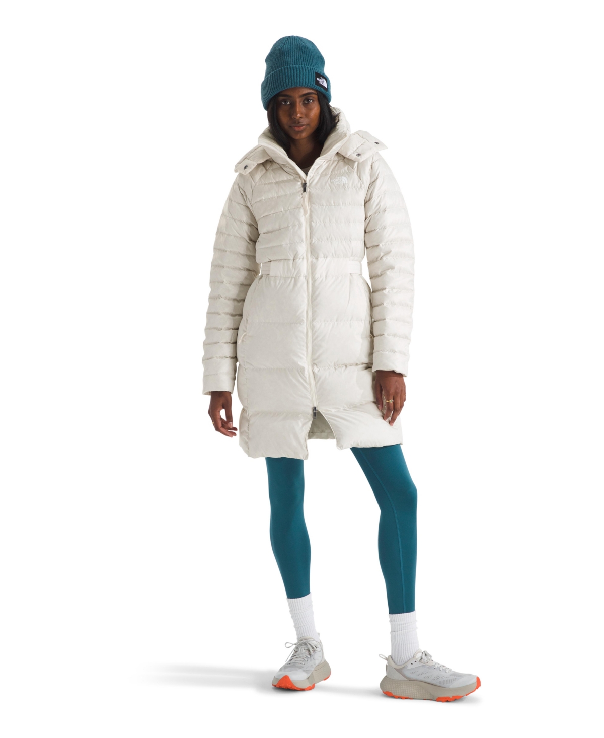 Click here for The North Face Womens Ruby Parka - White Dune prices