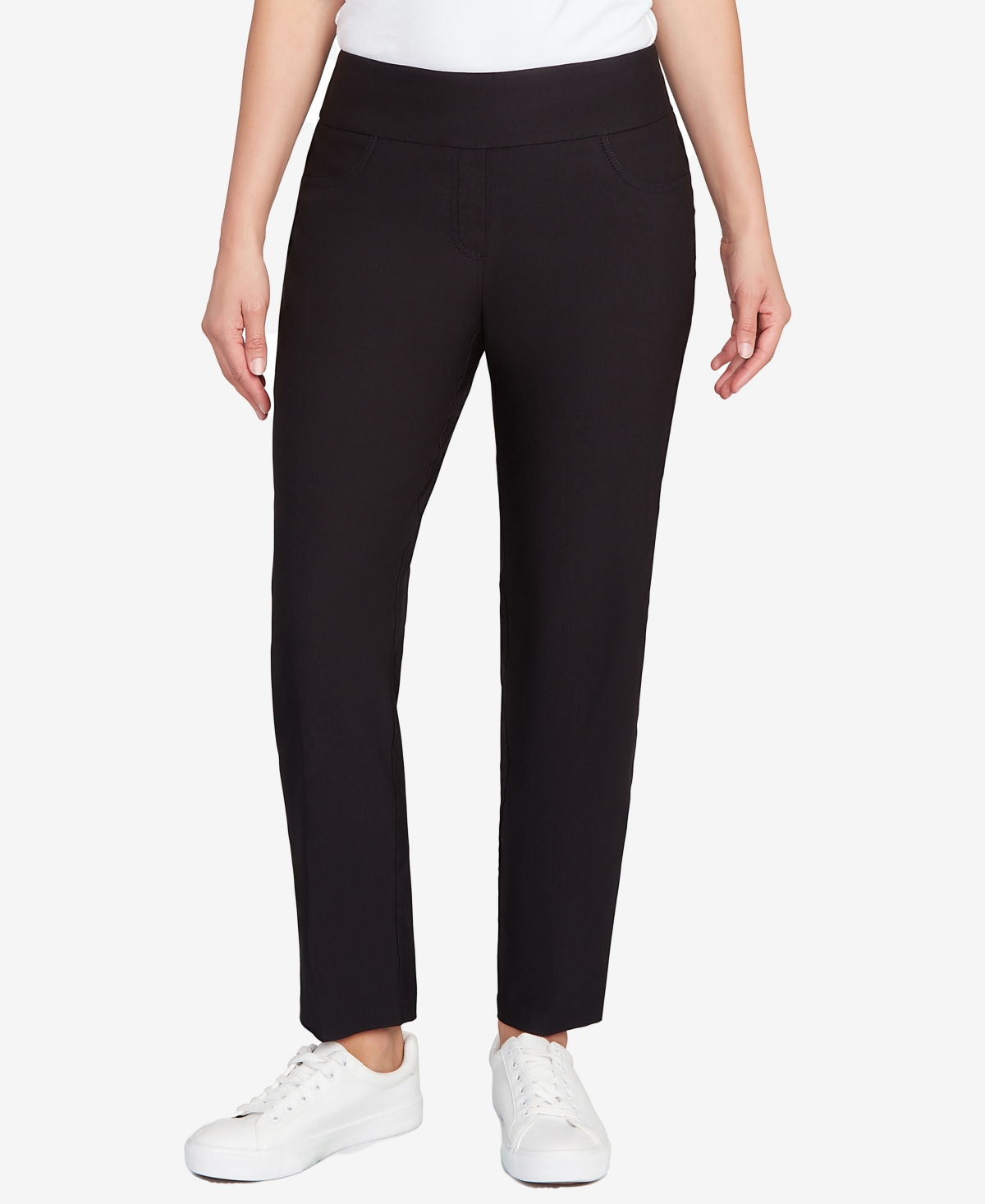 Click here for Ruby Rd. Petite Smooth Silky Tech Knit Ankle Pants... prices