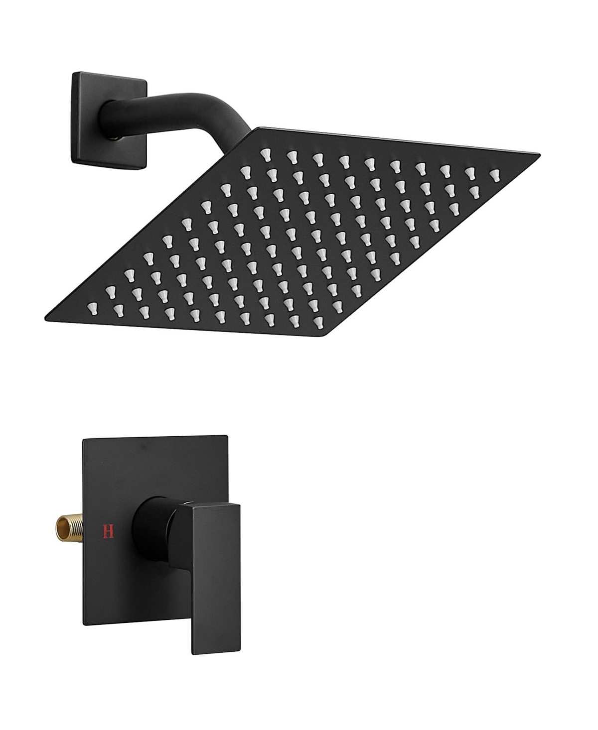 Click here for Greenspring Single-Handle 1-Spray Square Shower Fa... prices