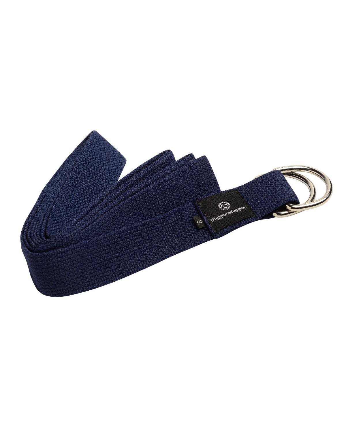 Click here for Hugger Mugger 8 Cotton Yoga Strap w/ D-Ring - Navy prices
