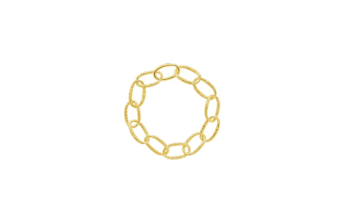 Click here for Lucy Quartermaine Linked Hula Bracelet in Gold Ver... prices