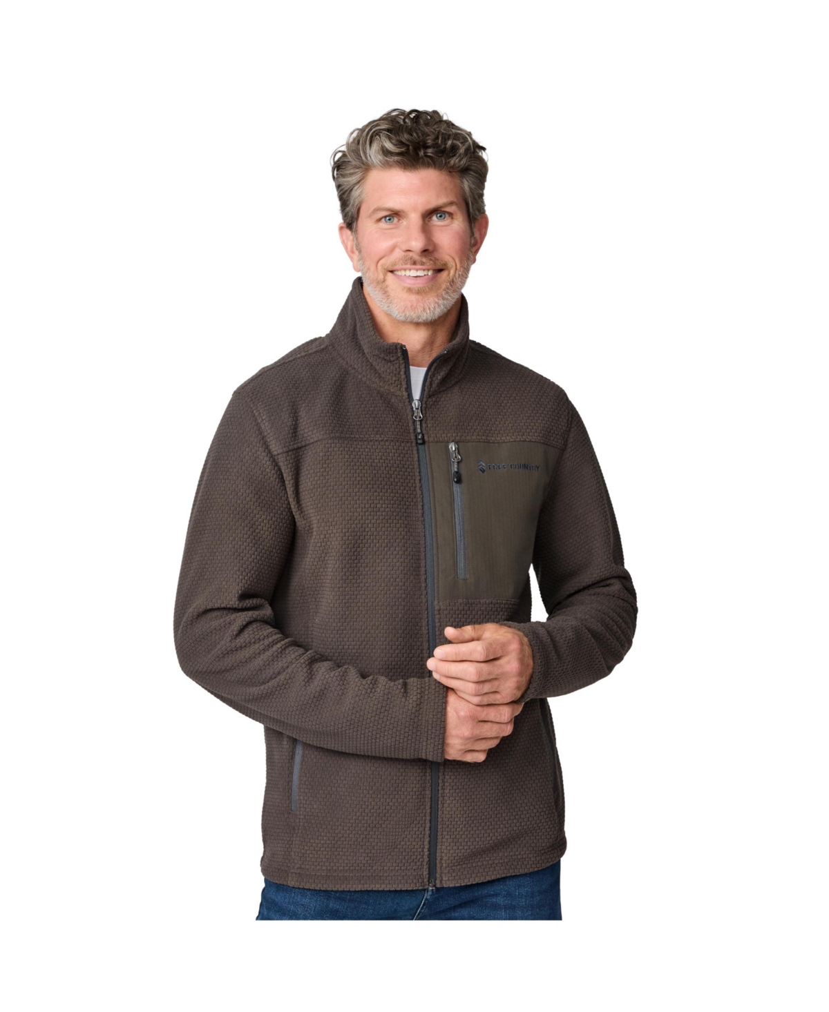 Click here for Free Country Mens Calabaza Ii Brick Fleece Jacket... prices