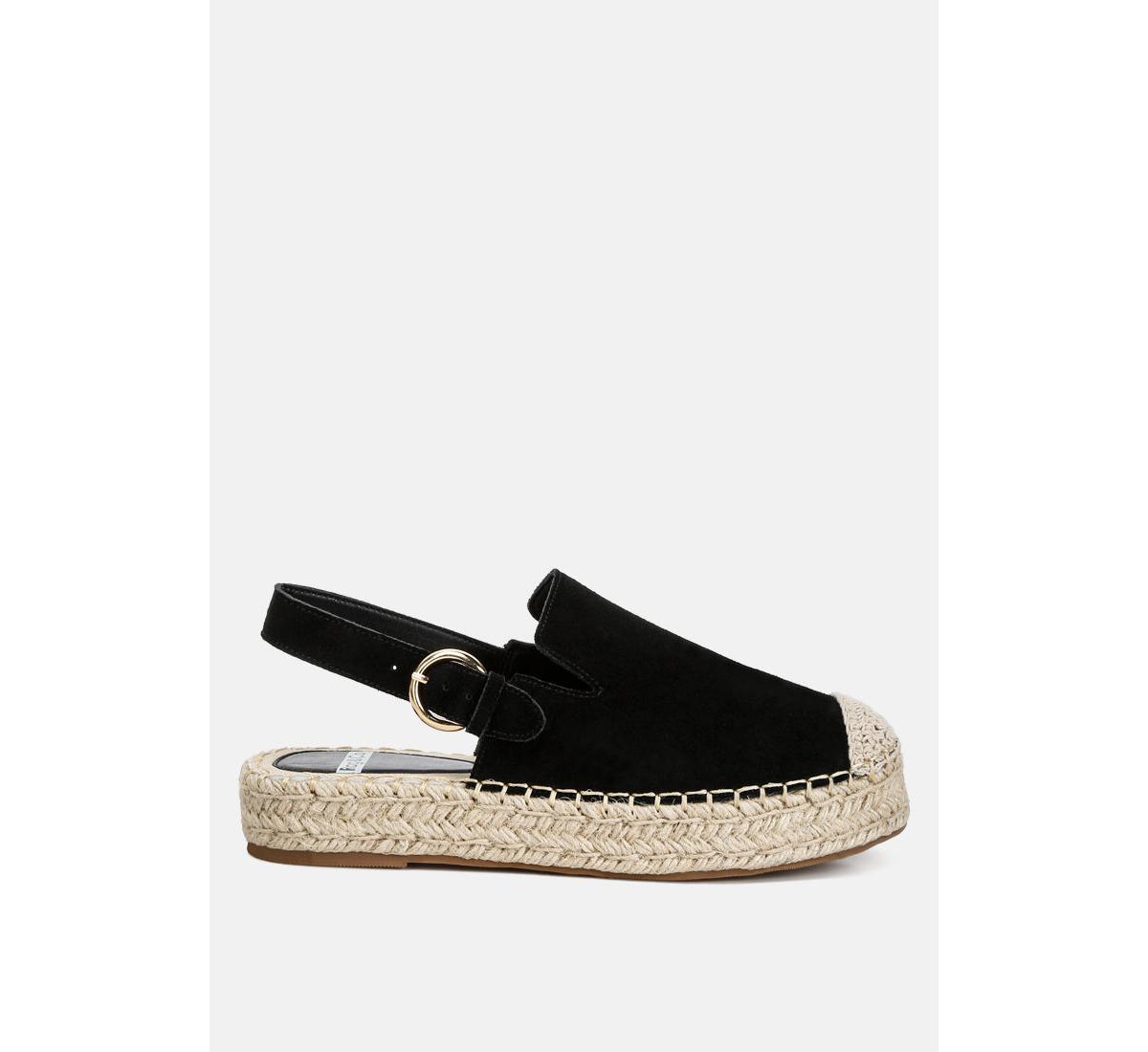 Click here for Affie Genuine Suede Slingback Strap Espadrilles Wo... prices