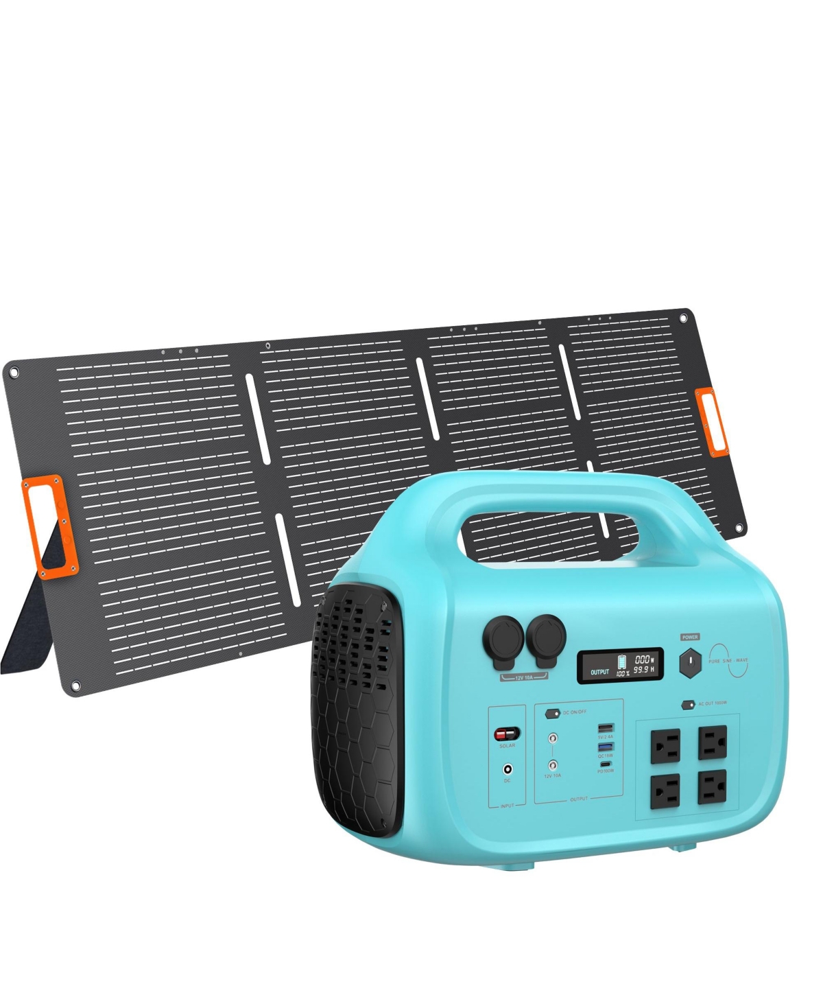 Click here for Mondawe 1800W Portable Power Station with 200W Fol... prices