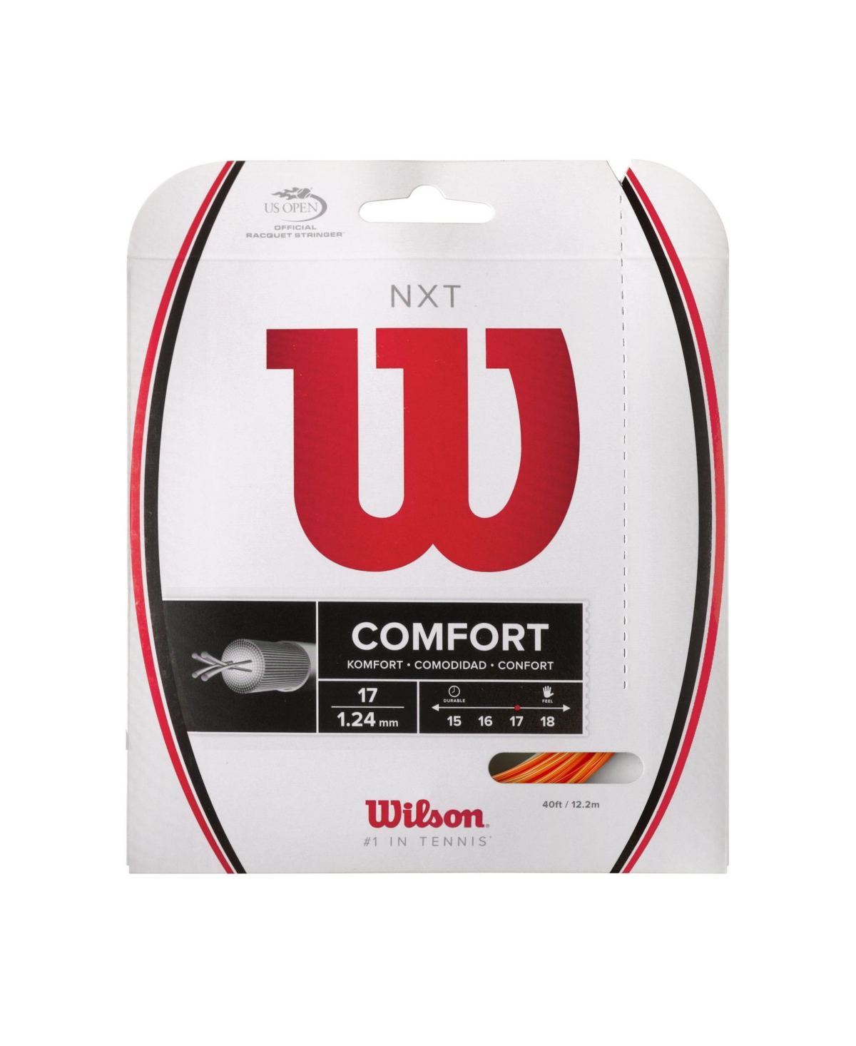 Click here for Wilson Nxt 17g Tennis String - Neon Orange - Neon... prices