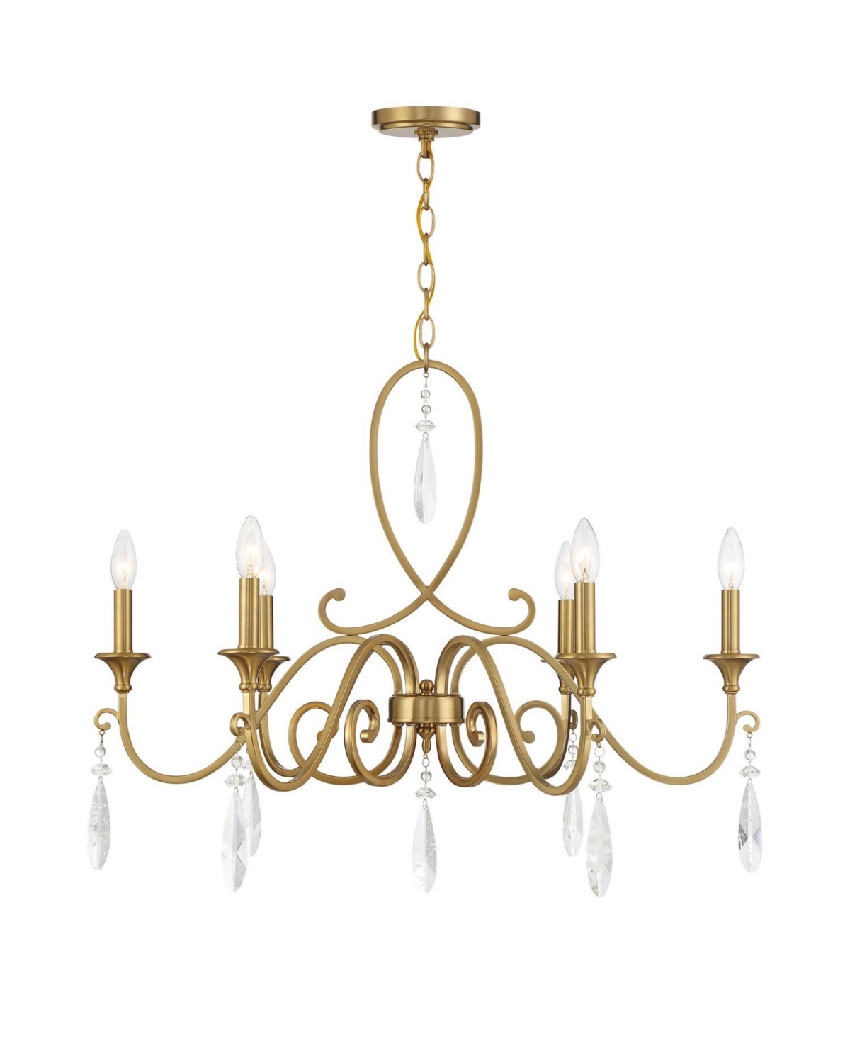 Click here for Savoy House Fairchild 6-Light Chandelier in Warm B... prices