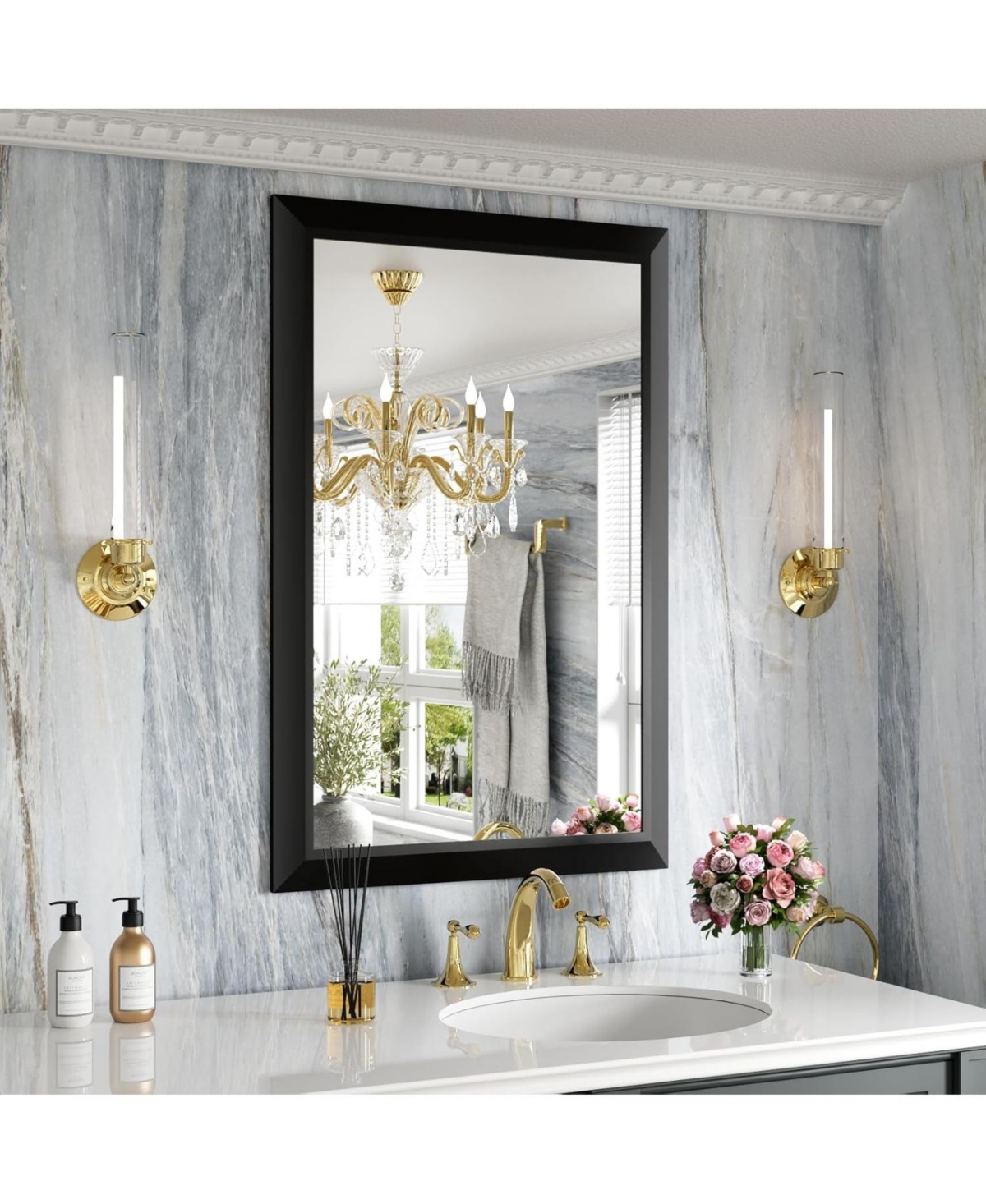 Click here for Amorho Bathroom Mirror  36" x 24" Inch T... prices