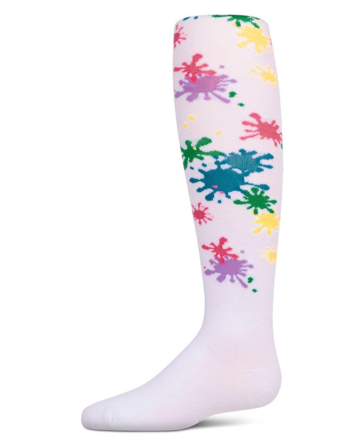 Click here for Memoi Girls Splatter Paint Opaque Stretch Cotton T... prices