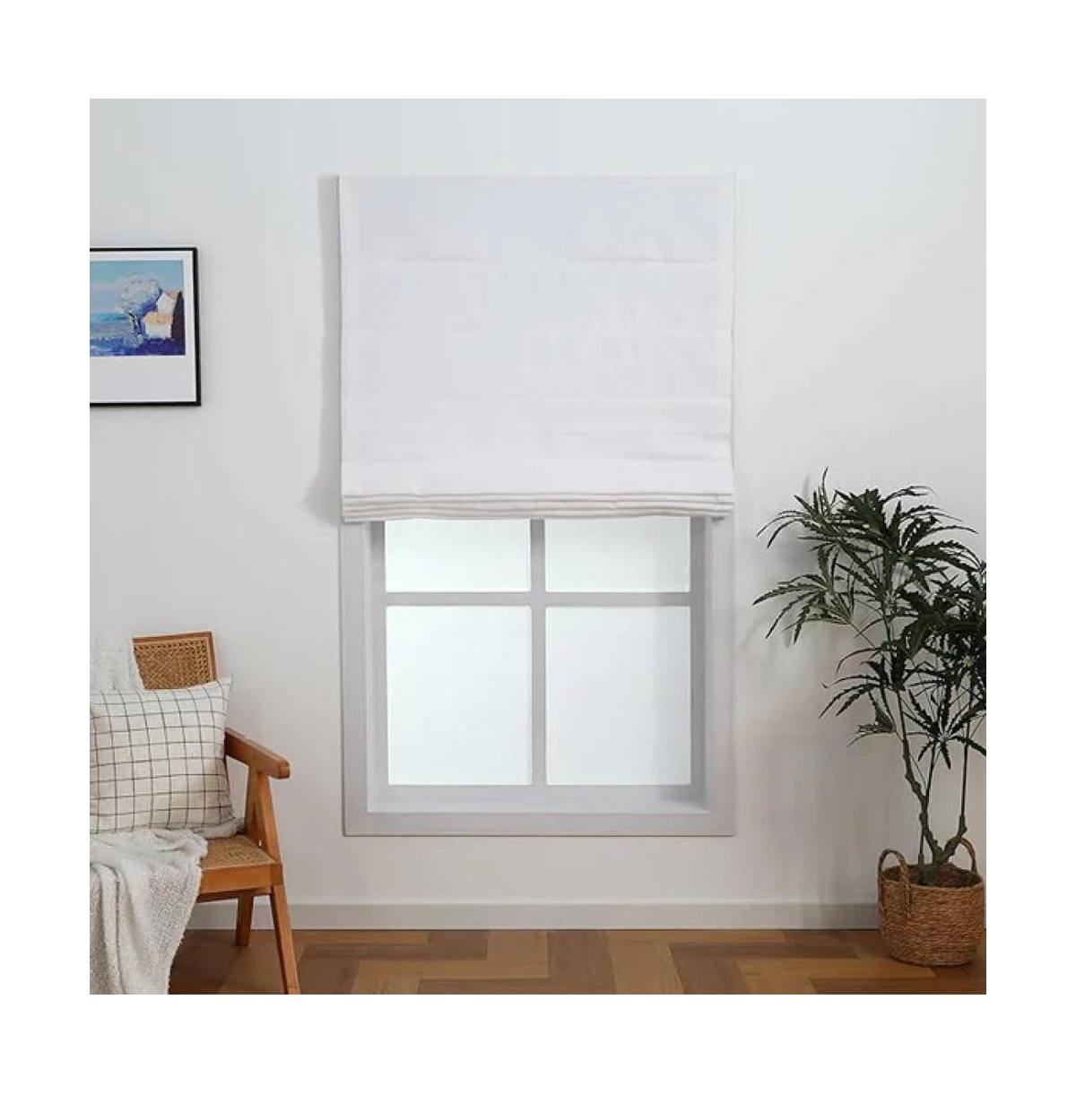 Click here for Shadisfy Linen Blend Cordless Roman Blinds  Light... prices